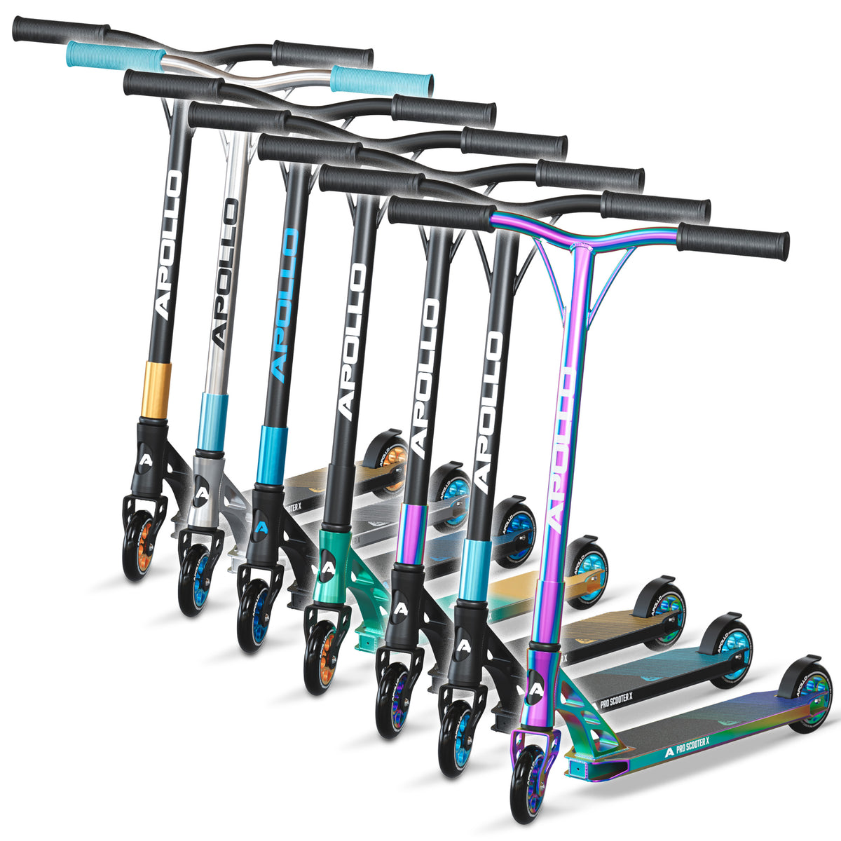 High-End Stunt Scooter Genesis Pro X Stuntstep met aluminium kern & AB ...